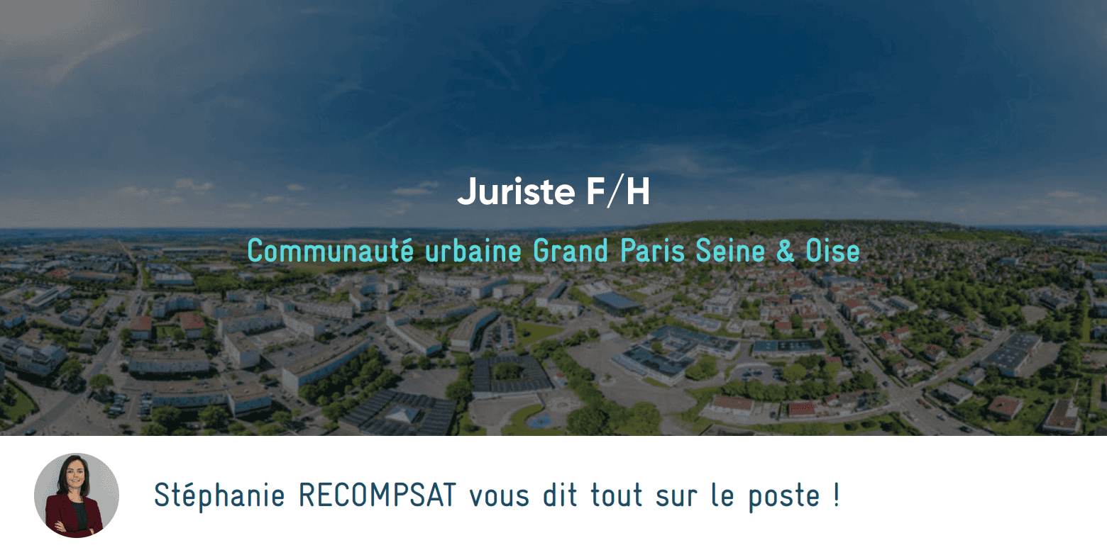 Juriste F/H - Communauté urbaine Grand Paris Seine & Oise - Profil Public